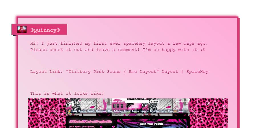 I MADE A SPACEHEY LAYOUT!!!